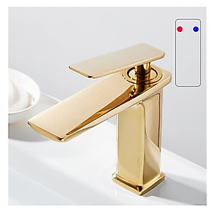 JEMITA High end Basin Faucet Bathroom Sink hot and Cold Water Mixer Crane Deck Installation Single Handle Hole Bathtub Kitchen Faucet (Color : C)