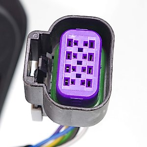 Kool Vue Driver Side Power Heated Mirror for Chevrolet C4500 Kodiak GMC C4500 Topkick 2003-2009 With Signal Light Paintable