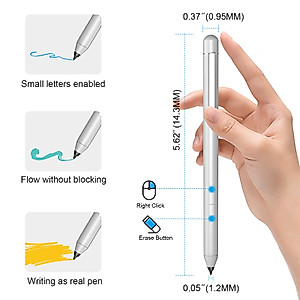 Stylus Pen for HP Envy x360 15-bp0 15-bq0, 5-cn0, X2 12-e0xx,X2 12g0xx; HP Pavilion x360 11m-ad0 14M-ba0 14-cd0 15-br0; HP Spectre x360 13-ae013dX, 13-ac0xx