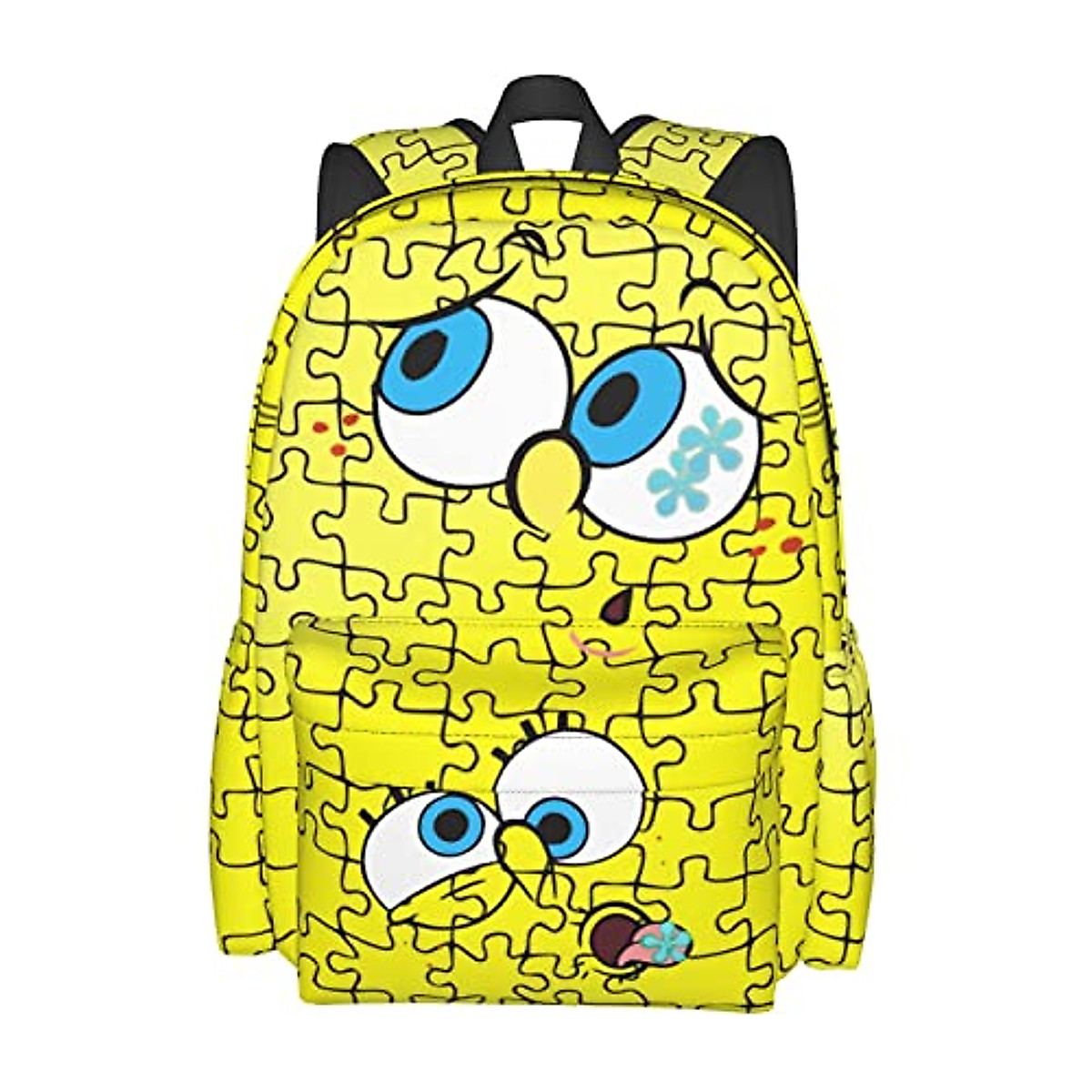 Mitterm Cute Yellow Backpack 17'' Travel Work Laptop Backpack for Women Men Hiking Large Capacity Bag Fashion Lightweight Daypack for Business Work