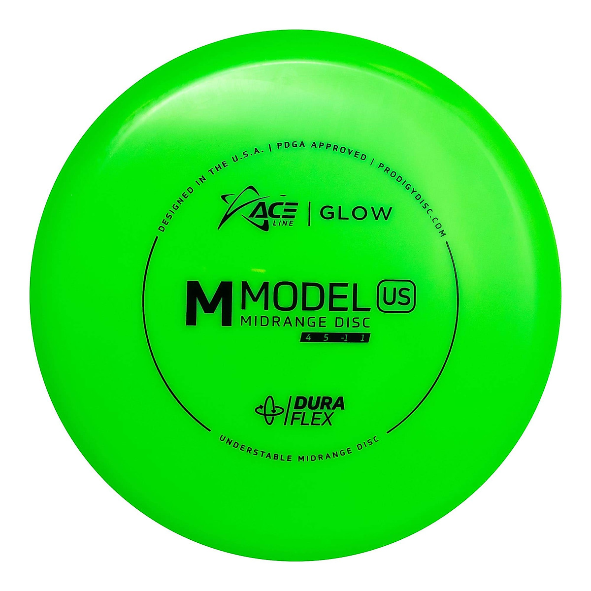 Prodigy Disc Ace Line Glow DuraFlex M Model US Midrange Golf Disc [Colors May Vary] - 177-180g