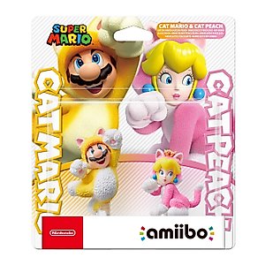 Nintendo Amiibo Mario Feline and Peach Felina (2 in 1 Pack)