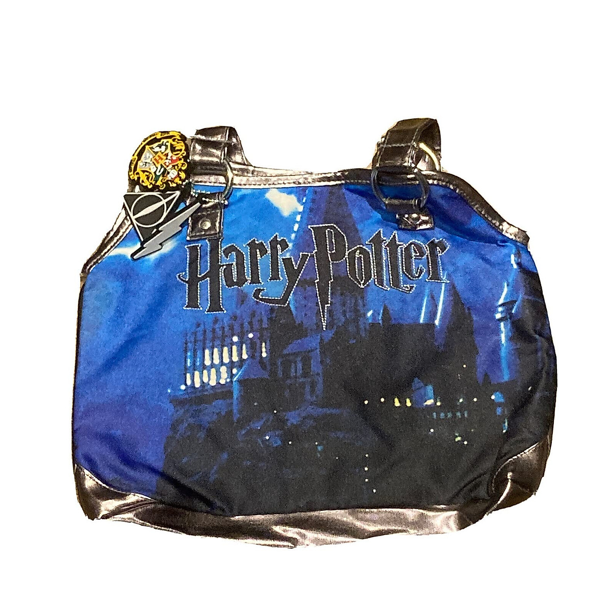 Harry Potter Deathly Hallows Hogwarts Castle Sublimation Bag and Charms
