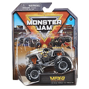 Monster Jam 2022 Spin Master 1:64 Diecast Truck: Chase True Heavy Metal Max-D