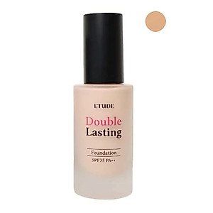 ETUDE New Double Lasting Foundation (Sand) SPF35/ PA++| High Coverage Weightless Foundation | 24-Hours Lasting Double Cover | Magnet-Like Adherence without Stickiness | Makeup Base