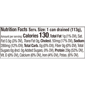 Bumble Bee Solid White Albacore Tuna in Water 5 oz Can (Pack of 8) - Wild Caught Tuna - 29g Protein per Serving - Non-GMO Project Verified Gluten Free Kosher - Great for Tuna Salad & Recipes