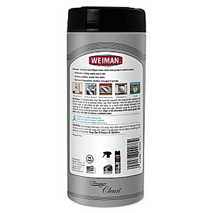 Weiman Products Stainless Steel Wipes 30 Count (Pack of 1)