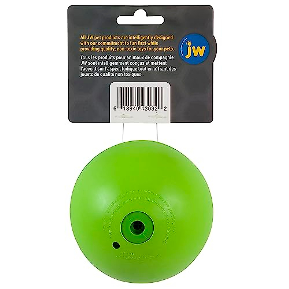 JW Pet Dog Isqueak Ball Large, Colors May Vary