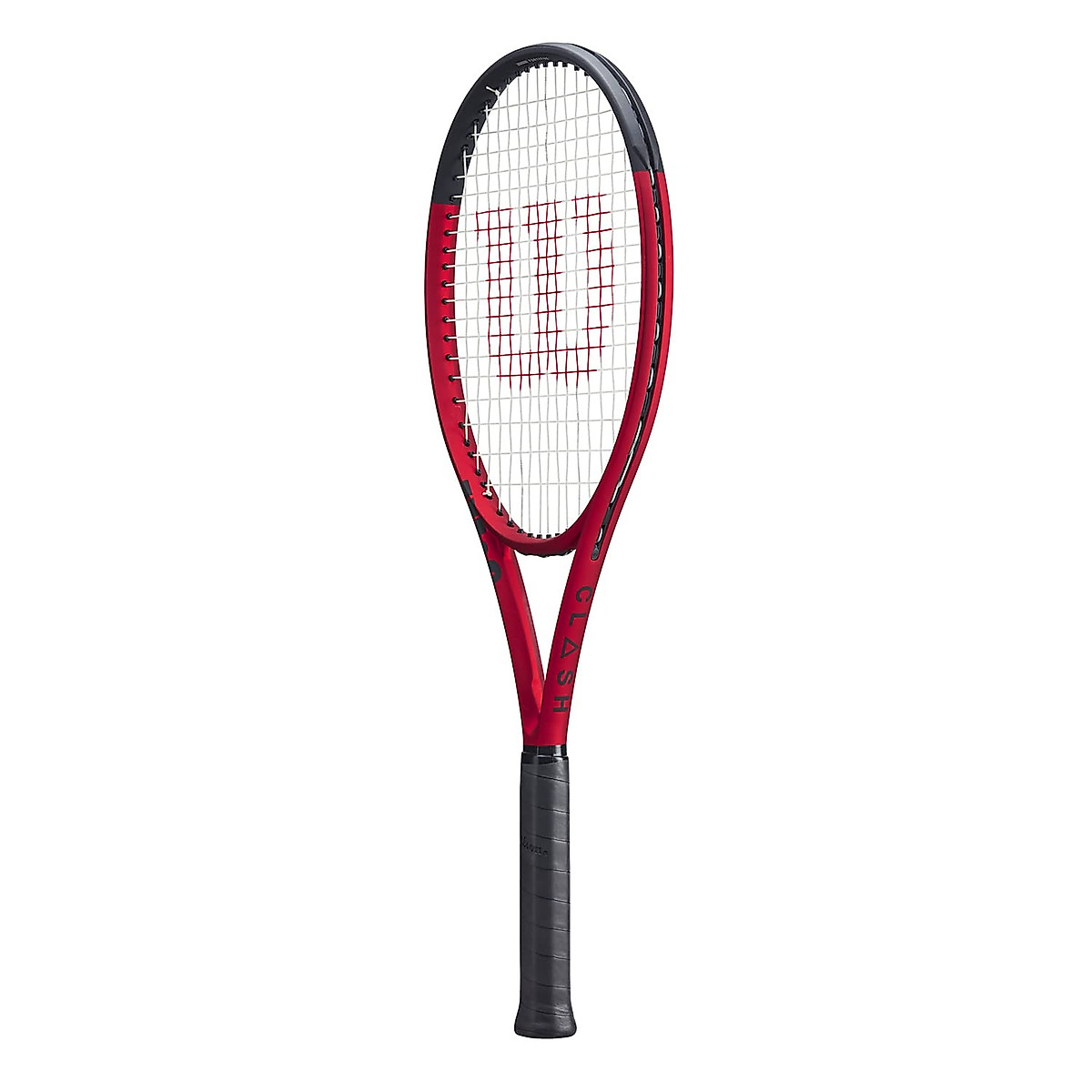 Wilson Clash 100UL v2.0 Tennis Racket, Carbon Fibre, Head-Light (Grip-Heavy) Balance, 281 g, 68.6 cm Length, Red/Black