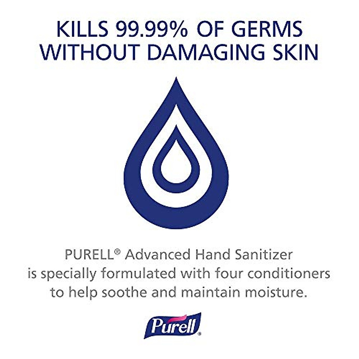 Purell Advanced Hand Sanitizer Soothing Gel, Fresh Scent, with Aloe and Vitamin E - 2 fl oz Travel Size Flip Cap Bottle (Pack of 6) – 3156-04-EC