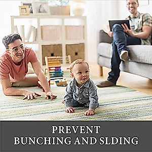 LHFLIVE 2' x 3' Non-Slip Area Rug Pad Extra Thick Pad for Any Hard Surface Floors, Keep Your Rugs Safe and in Place