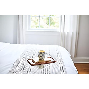 Paddywax Checkmate Artisan Hand-Poured Scented Candle, 11-Ounce, Cotton + Teak