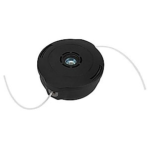 Trimmer Head Replacement Fit for Husqvarna Lawn Mower Accessories Brush Cutter Garden Trimming Tools Plastic Material, Black
