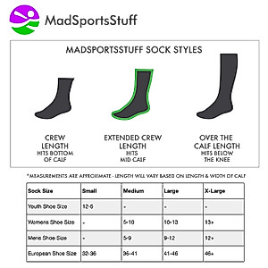 Crazy Basketball Logo Crew Socks (Maroon/White, Medium)