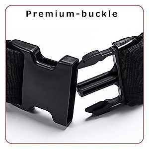 Himal Outdoors Zero-Turn Mower Cover, Heavy Duty 600D Polyester Oxford, UV Protection Universal Fit with Drawstring & Cover Storage Bag, Tractor Cover Up to 60" Decks