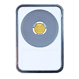 Ursae Minoris Elite Certified-Style Coin Holder for US $1 Liberty Head Type 1 Gold Dollar 1849 – 1854 (Also Mexico 2 Peso Gold 1919 – 1948)