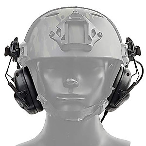 ATAIRSOFT tactical headset war unlimited power intercom with microphone waterproof headphones, no noise reduction function (BK)