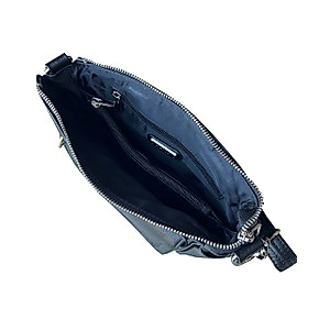 Roma Leathers Cross Body Concealment Purse - Premium Cowhide Leather Handbag - Multiple Pockets - Wire Reinforced Detachable Shoulder Strap - YKK Lockable Zipper - Designed in U.S.A. - Dual Gun Entry