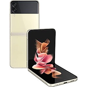 Samsung Galaxy Z Flip 3 (5G) 128GB Unlocked Smartphone - Cream (Renewed)