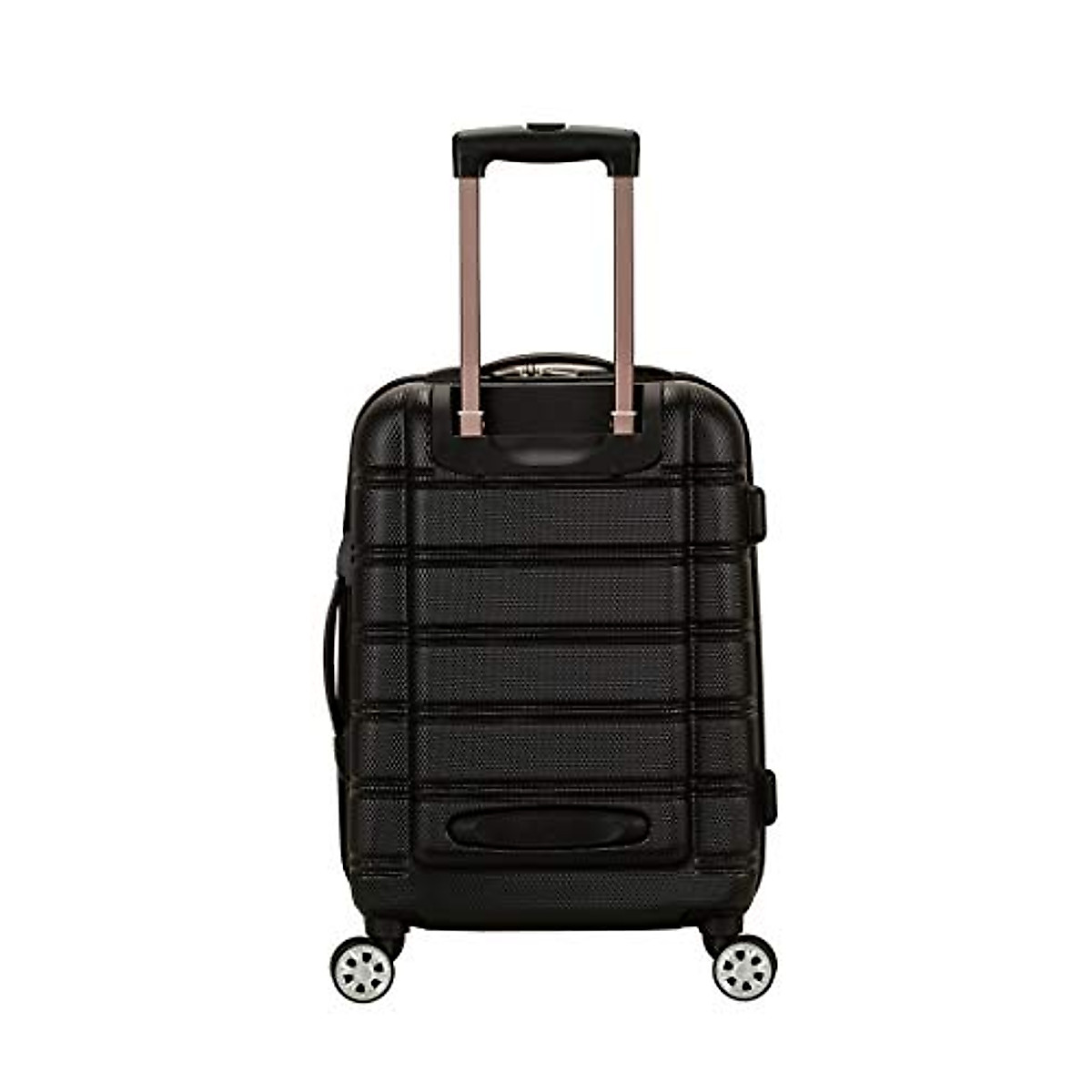 Rockland Melbourne Hardside Expandable Spinner Wheel Luggage, Black, Carry-On 20-Inch