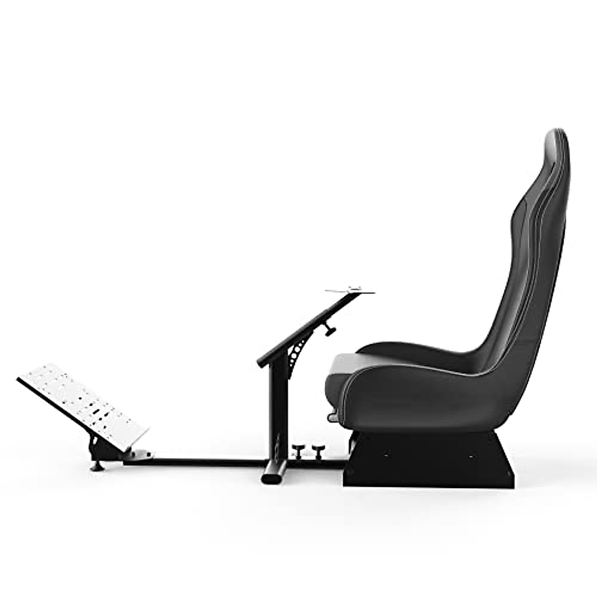 cirearoa Racing Wheel Stand with seat Gaming Chair Driving Cockpit for All Logitech G923 | G29 | G920 | Thrustmaster | Fanatec Wheels | Xbox One, PS4, PC Platforms (Black/Grey)