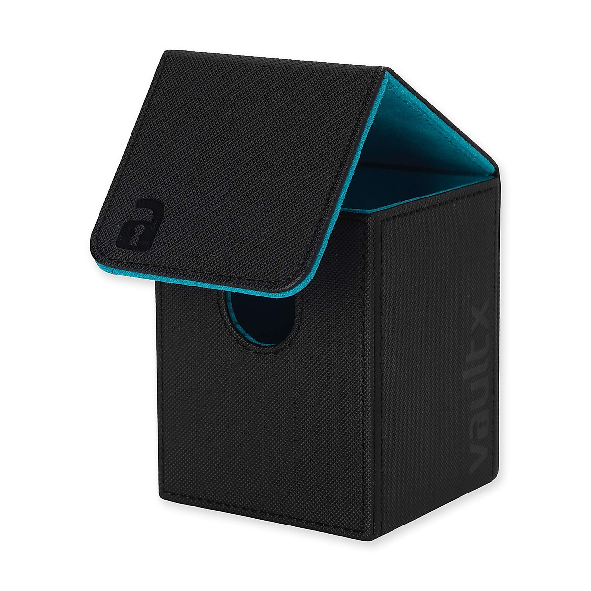Vault X Premium Exo-Tec Trading Card Deck Box - Large Size for 80+ Sleeved Cards - PVC Free Card Holder for TCG (Electric Blue)