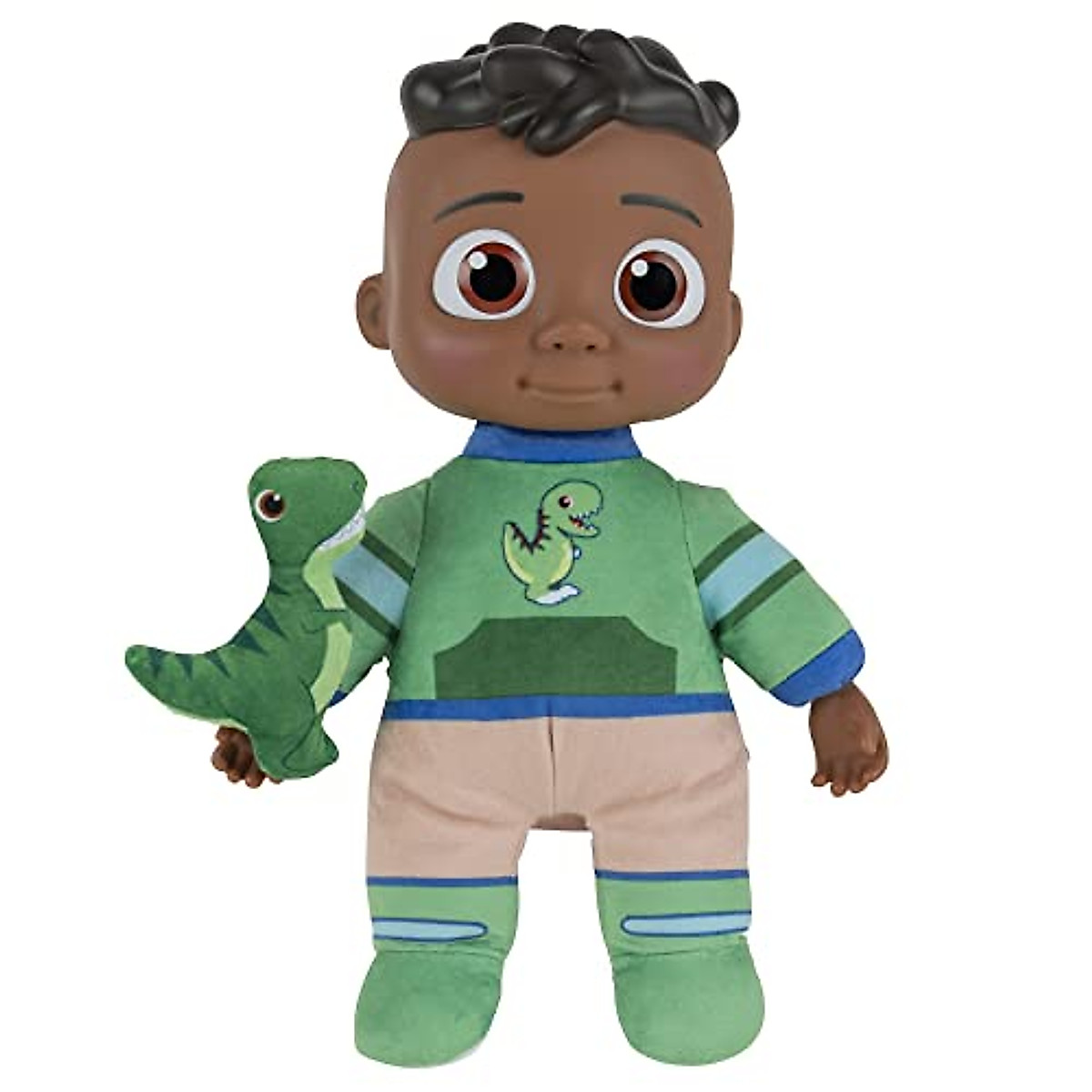CoComelon My Friend Cody with Dinosaur Plush - Plays ‘Cody’s Special Dinosaur Day’ Song Clips - Press Tummy for Music and Phrases - Toys for Preschoolers