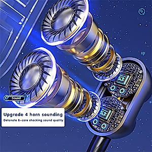 CARRYKING G27 Bluetooth Earbuds Wireless Behind The Neck Headphones, Halter Neck Wireless Bluetooth/TF Card Headphones for Morning Running Sport Earbud