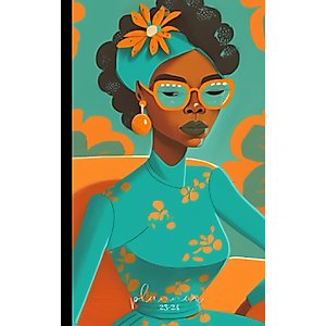 2023-2024 PLANNER: "AFRO WOMAN" Weekly planner. September 2023 to August 2024. Weekly. Annual, monthly and weekly calendar. Timetable. 6 x 9 inches. 139 pages.
