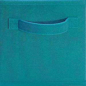 Closetmaid 1538 Cubeicals Mini Fabric Drawers, Ocean Blue, 2 Pack