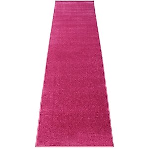 Event Carpet Aisle Runner - Quality Plush Pile Rug with Backing, Binding in Various Sizes (3 X 45 ft, Pink)
