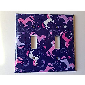 Unicorn Light Switch Cover Various Sizes Offered