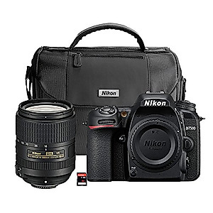 Nikon D7500 20.9MP DSLR Camera with AF-S DX NIKKOR 18-300mm f/3.5-6.3G ED VR Lens, Black