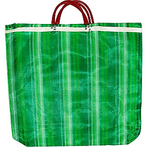 3 Large Mercado Bags, High Thread Mesh 20 x 22 Inches Market Reusable Grocery Bag