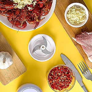 Multi Functional Cooking Electromechanical Meat Mince Machine Home Meat Grinder Garlic Rope (White, One Size)