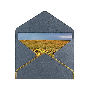 PAILON Sunflowers Floral Thank You Cards With Envelopes, Blank Greeting Note Cards With Envelopes Blank Inside, Funny Birthday Cards For Women Men, Thank You Card For Wedding Business,Graduation