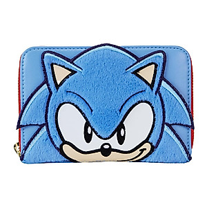Loungefly Sonic The Hedgehog Classic Plush Zip Around Wallet
