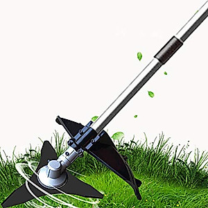 CZS 6 Steel Razor Blade Trimmer Head & 3 Teeth Brush Cutter Blade 67Mn Grass Steel Blades Tool with Adapter Accessories for Mower Weed Tools Mower Weed Tools