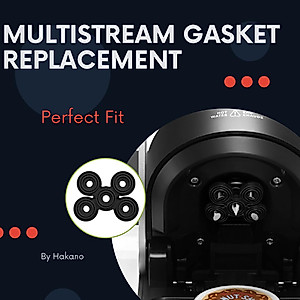 1 Pack Replacement Needle Seal Silicone Rubber Gasket For MultiStream Keurig Coffee Makers. Compatible With K Slim, K K-Supreme.