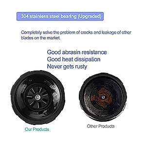 1-pack Extractor Blade Assembly 7 Fins Ninja Blender Blade Ninja Blender Replacement Parts Compatible with Ninja Blenders Auto iQ BL480 BL482 BL642 BL682 NN102