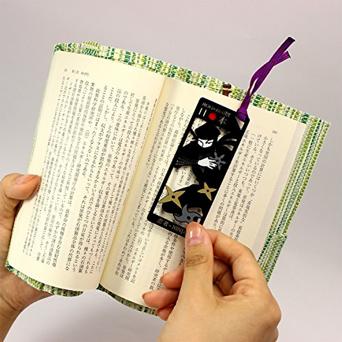 Tomoko Bookmark, Stained Glass Style, Ninja 12482