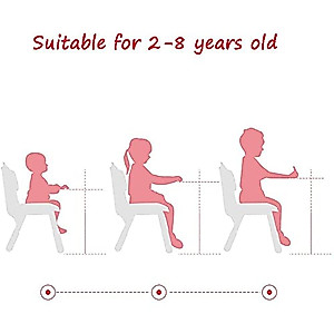 Walnut Plastic Children Table and Chair Set Chairs Furniture Sets Kids Chair and Study Table Sets Dinner Toy Furniture Set Height Adjustable