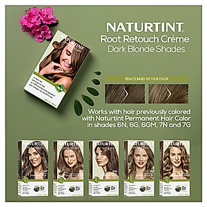 Naturtint Dark Blonde Root Retouch Crème Permanent Hair Color - Ammonia Free, Conceal Grays, No Artificial Scent, 1.52 Fl Oz