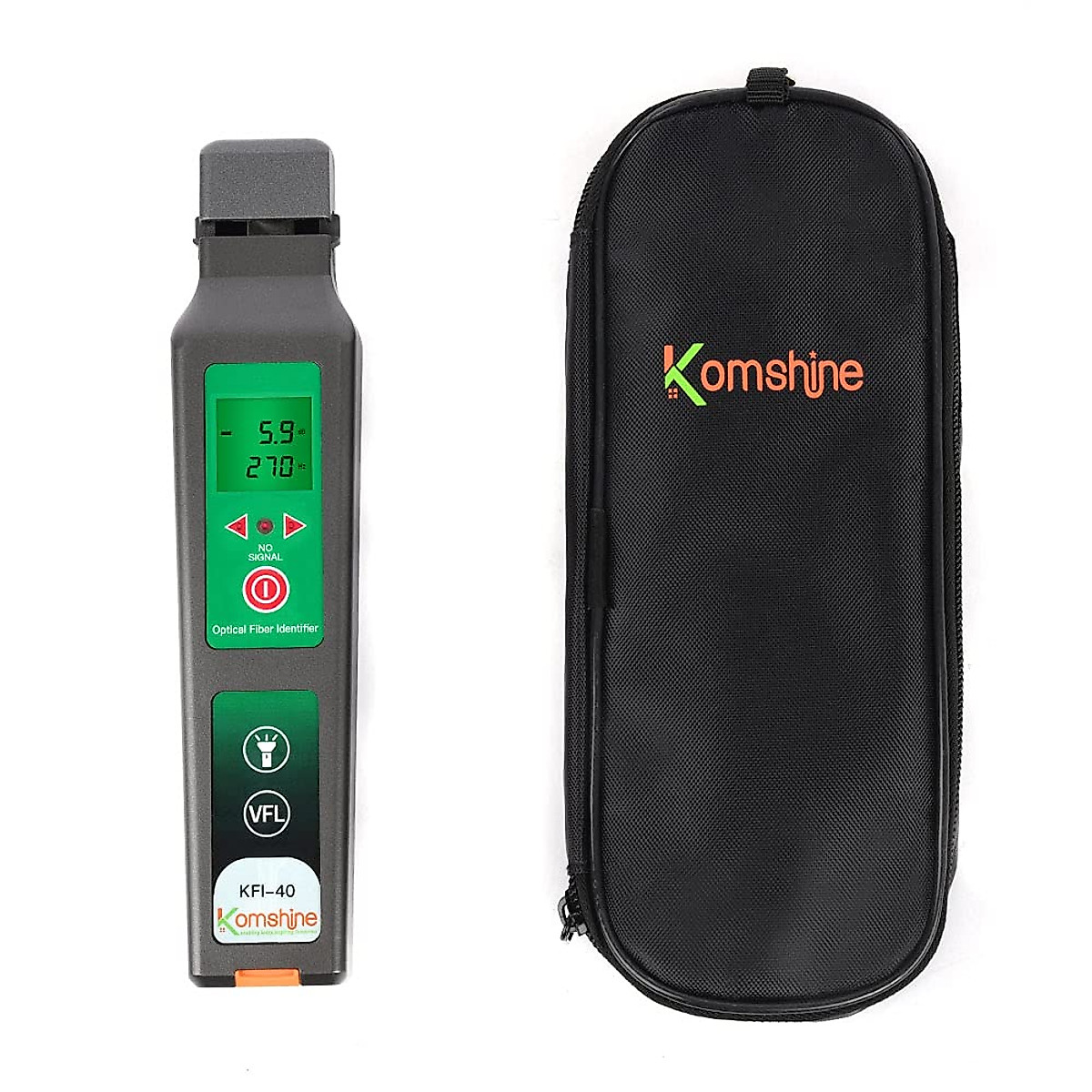 New Optical Fiber Identifier Komshine KFI-40 Fiber Detector with 10mw VFL Function, LED Display