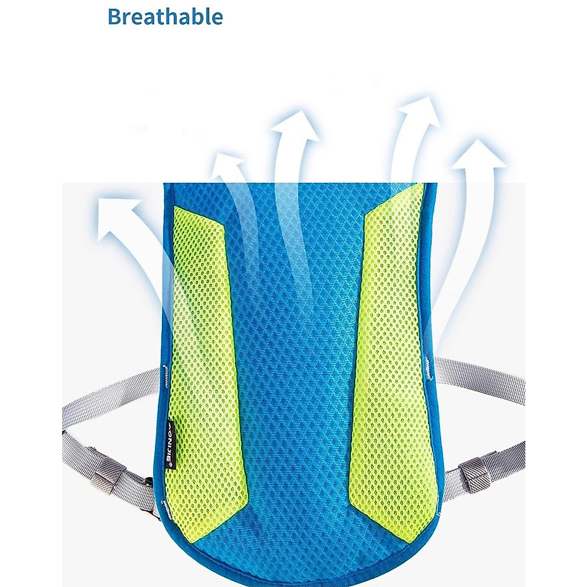 AONIJIE Lightweight Unisex 5.5L Running Race Hydration Vest Hydration Pack Backpack Riding Bag (Blue+2pcs 250ml Bottle)