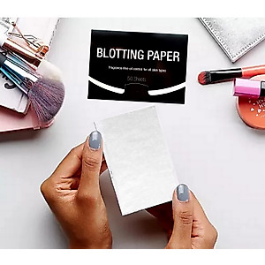 2 Pks FRAGRANCE-FREE Unscented Natural Abaca Blotting Paper - 100 Oil Blotting Sheets - Makeup Friendly UNISEX Oily Skin Shine Blotter Photography Zoom Meetings Travel Gym School - MADE IN TAIWAN