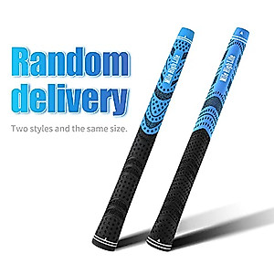 Mile High Life | Avid Golf Club Grips | 3, 13 Pc Set Bundle Golf Grips | Multi-Compound Rubber Golf Grip | (3 Pieces Blue,Standard)
