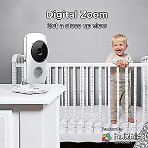 Motorola indoor Baby Smart Video Baby Monitor with Wi-Fi & 3.5" Color LCD Parent Unit, Night Vision, Two-Way Audio, Room Temperature Display & 5 Lullabies, MBP668CONNECT, 720p