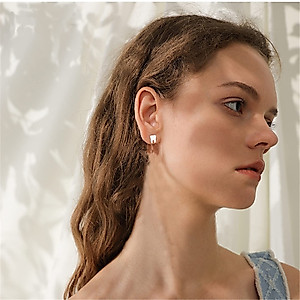 coadipress 2 Pairs Dental Tooth Stud Earrings Set for Women Creative Cute Stainless Steel Gold Silver Plated High Polished Studs Jewelry Gift Dentist Doctor Nurse (Gold Silver Teeth Earrings)