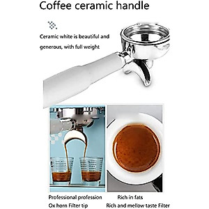 Semi Automatic Espresso Machine, Fresh Tea 2in1 Coffee Machine, 1850W High-Power Instant Boiler, Smart Thermostat, Stainless Steel
